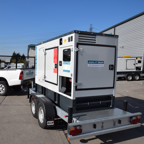 Trailer mounted generators hire | John F Hunt Power